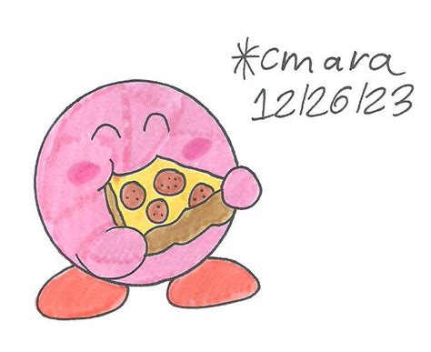 Kirby Enjoys A Good Pizza By Cmara On Deviantart