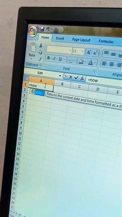Excel Me Date Or Time Ek Sath Shortcut Key Se Kaise Laye How To Get