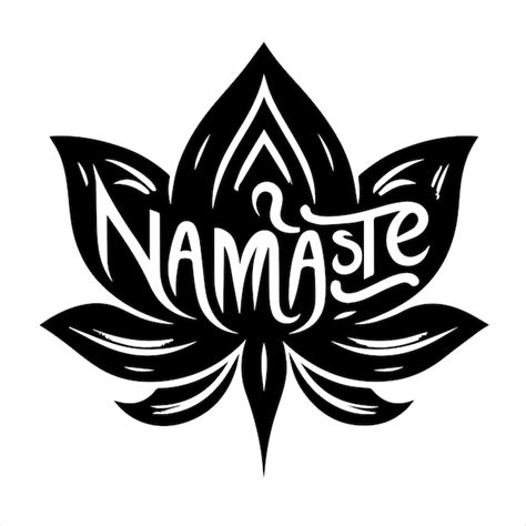 Premium Vector Lotus Silhouette Vector Illustration