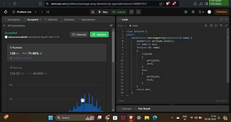 100daysofcode Leetcode Day7 Rearrangearraybysign Nextpermutation Codingchallenge
