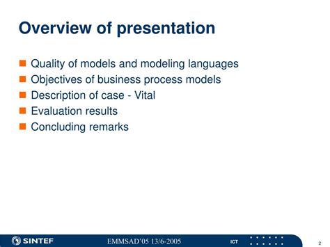 Ppt Assessing Business Process Modeling Languages Using A Generic Quality Framework Powerpoint