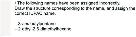 Solved The Following Names Have Been Assigned Incorrectly Draw The