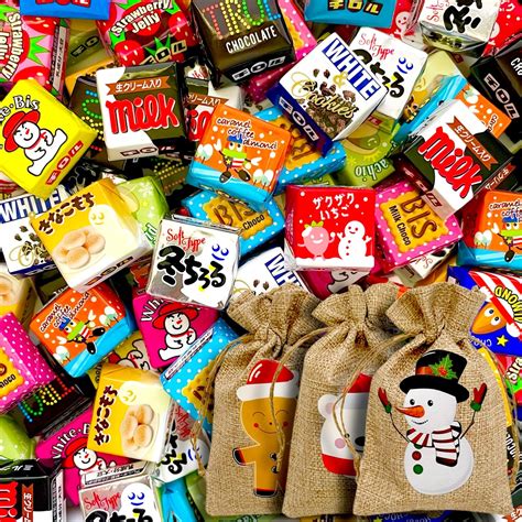 Jp 【クリスマス】50個 巾着袋付き 冬チロル チロルチョコ 個包装 きなこもち入り 詰め合わせ 大容量 パーティー