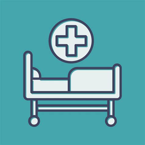 Hospital Bed Vector Icon 23613735 Vector Art At Vecteezy