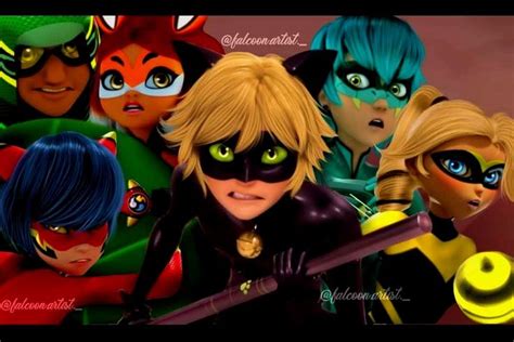 Carapace Ryuko Rena Rouge Cat Noir Viperion Queen Bee Miraculous