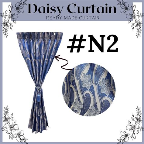 Ready Stock Langsir Naco Blackout Langsir Rumah Kampung Siap Jahit Langsir Langsir RAYA