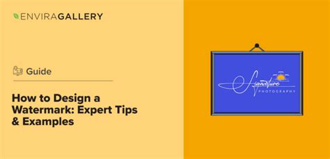 How To Design A Watermark Expert Tips Examples