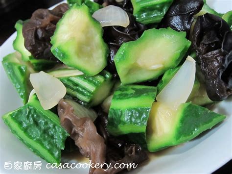 自家廚房 CasaCookery 雲耳浸勝瓜