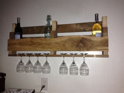 Rustic Winewine Glass Rack Wine Glass Rack Glass Rack Home Decor