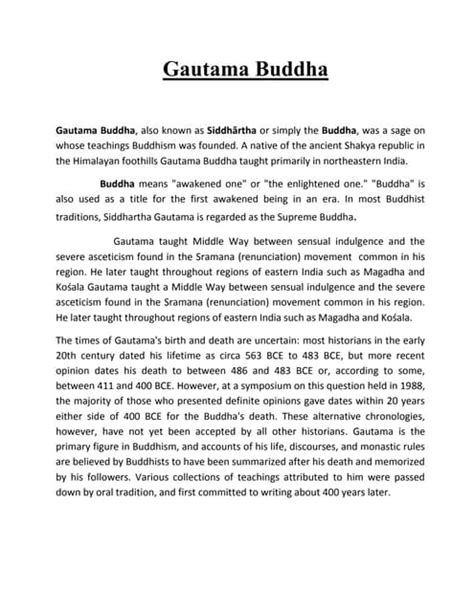 Gautam Buddha Story In Nepali Language