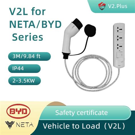 Byd Atto 3 Neta V2l Adapter Vehicle To Load Bidirectional Charge Two Way Charger Electric Cars