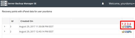 R Soft Backup Restore Points In CPanel Hosting