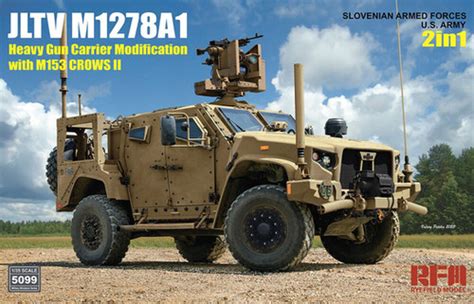 Rye Field Model JLTV M1278A1 Heavy Gun Carrier Modification With M153 CROWS II Ianmarsmodels