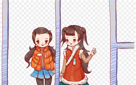 新年换新衣装饰手绘插画素材png图片素材下载图片编号8604520 Png素材网