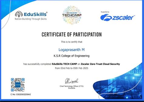 Logaprasanth M On Linkedin Cybersecurity Zerotrust Zscaler Cybersecuritycertification