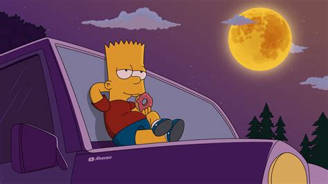 Iphone Wallpaper Yellow Wallpaper Pc Bart Simpson Art Chill Mood Music Cartoon Simpsons Art