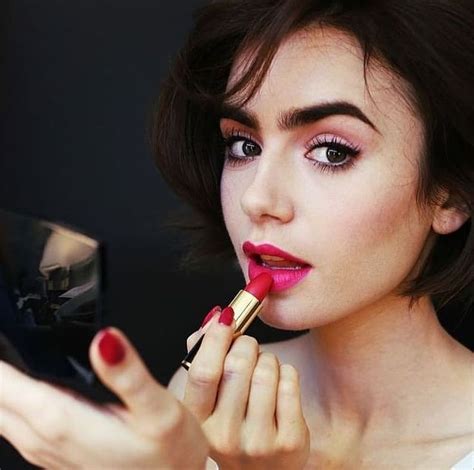 Emily In Copacabana On Instagram A Lipstick Lilyjcollins