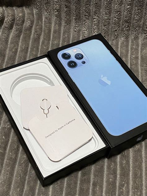 Box For Iphone Pro Max Sierra Blue Mobile Phones Gadgets Mobile Gadget Accessories