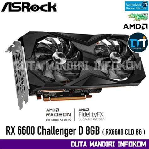 Promo Asrock Amd Radeon Rx Challenger D Gb Gddr Bit Dual Fan Diskon Di Seller