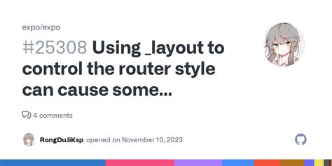 Using Layout To Control The Router Style Can Cause Some Components To