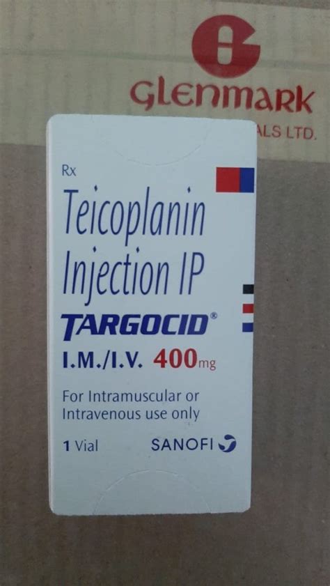Targocid Teicoplanin Mg For I M I V At Rs Box In Delhi ID