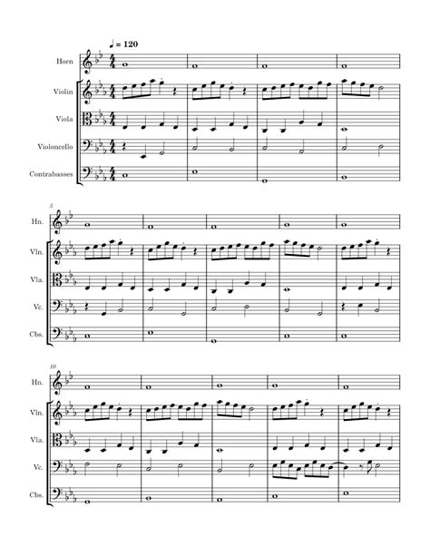 20240202 Tempname Sheet Music For French Horn Violin Viola Cello And More Instruments Mixed