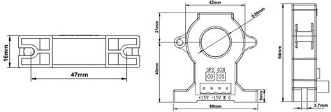 Sensor De Corriente De Efecto Hall De Núcleo Dividido