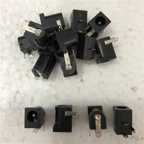 Jual Soket Dc 2 1x5 5mm Female Mount Dip Pcb Power Socket Plug In Jack Indonesia Shopee Indonesia