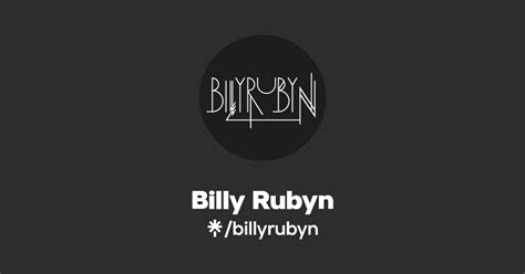 Billy Rubyn Instagram Facebook Linktree