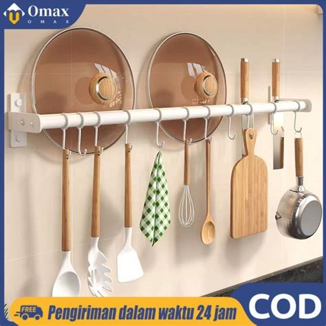 Jual Omax Rak Dapur Gantungan Panci Wajan Kitchen Bar Cm Cm Cm Kitchen Bar Single Double