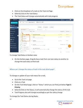 Orangescrum Task Status Group Add On User Manual PDF