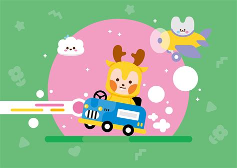 原创ip形象设计｜鹿小派 Pie空盒子ip授权 站酷zcool