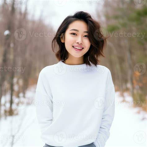 Illustration Of A Fashion Couple Portrait With Plain Hoodie Mockup Ai