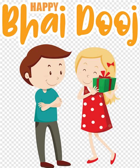 Bhai Dooj Bhai Beej Bhau Beej Caja De Regalo Png Pngwing