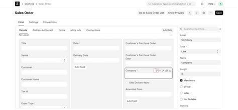 Adding Filters To Linked Field V15 Frappe Forum