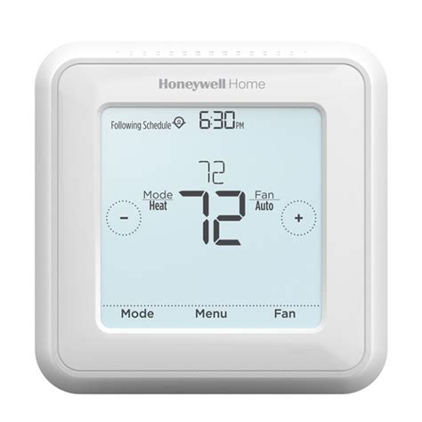 Honeywell RTH D E Programmable Thermostat Heating And Cooling Touch Screen White