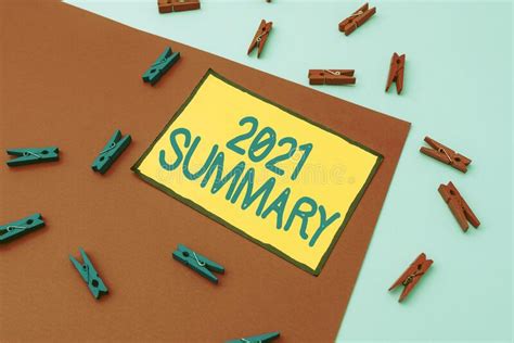 Text Caption Presenting 2021 Summary Business Overview Summarizing