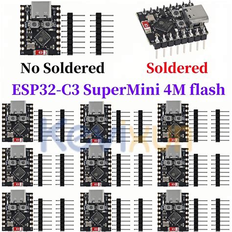 Модуль макетной платы мини Wi Fi Bt Bluetooth модуль процессор Risc V Esp32 C3 Supermini 4m