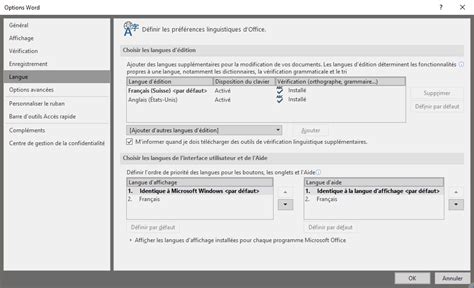 Change Office Language Super User