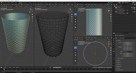 Parametric Square Pattern Cylinder Model Turbosquid 2345200