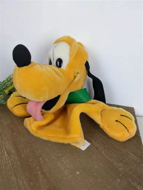 Walt Disney Pluto Hand Puppet Vintage Plush Applause 11 2500