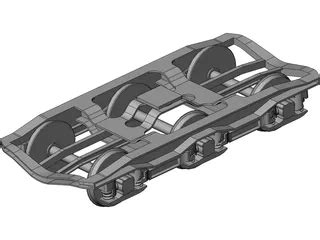 Axle Rail Bogie CAD Model DCADBrowser