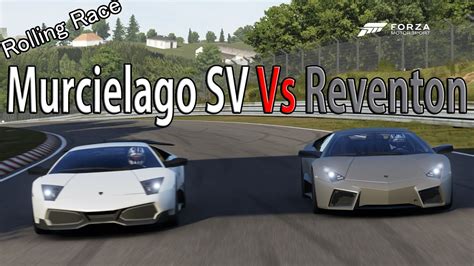 Lamborghini Reventon Vs Aventador Race