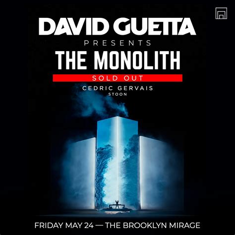 David Guetta Presents The Monolith At Avant Gardner Brooklyn Mirage
