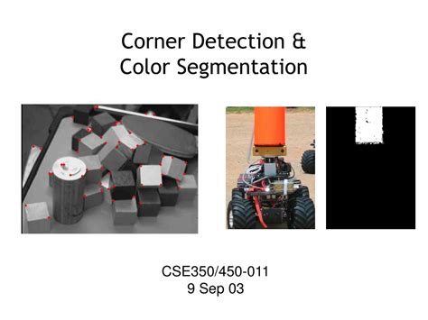Ppt Corner Detection Color Segmentation Powerpoint Presentation