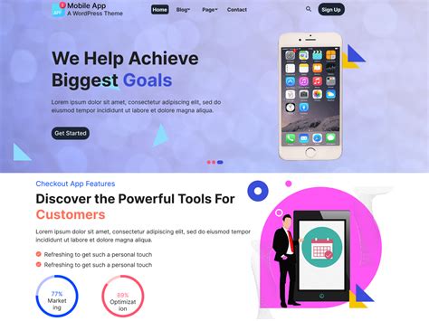 Free Mobile App Wordpress Theme For Stunning App Websites Seothemesexperts