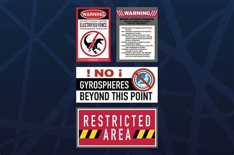 Jurassic Park Prop Replica Jurassic World Signage Jurassic World Sign