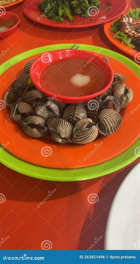 Kerang Dara Stock Photo Image Of Dara Clams Crushed