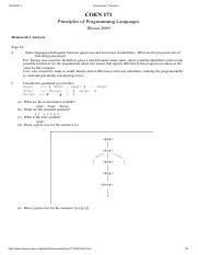 Homework Solution Pdf Homework Solution Coen