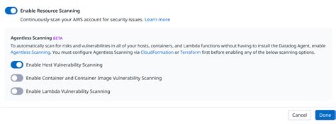 Setting Up Agentless Scanning For Cloud Security Management